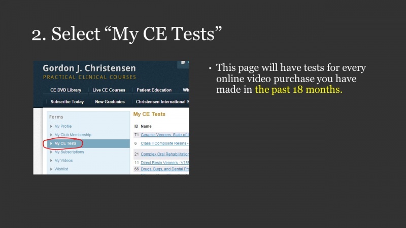 How to get your CE credit
